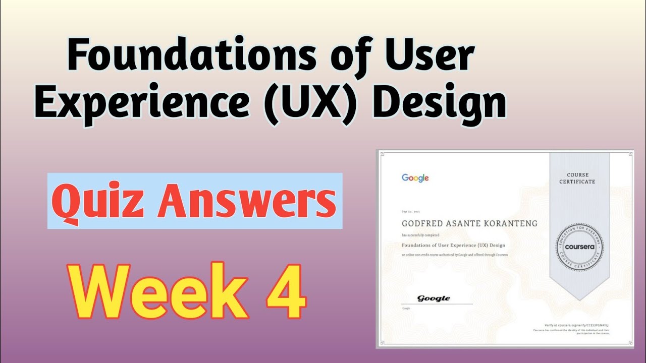 Foundations of User Experience UX Design Week 4 Coursera - YouTube