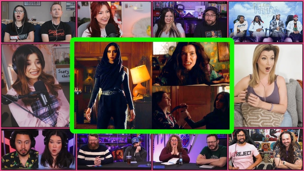 YouTubers React To Agatha Vs Rio Fight | Agatha All Along Ep 1 End ...