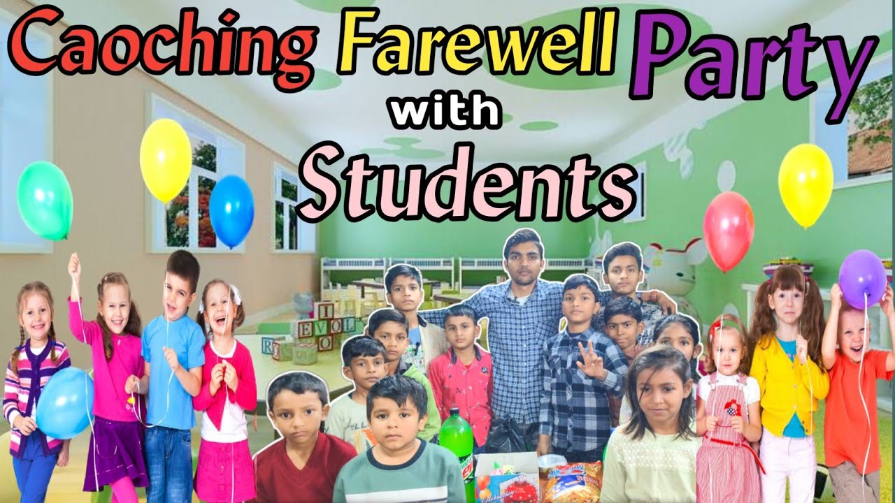 Coaching Farewell Party 🥳 || Last day Party Celebration 🎉 || Masti|| # ...