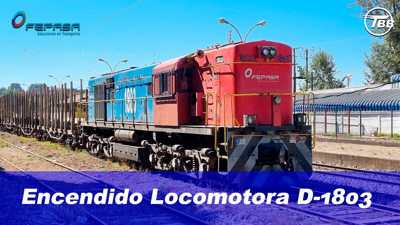 ALCO ENGINE START UP | Encendido Locomotora D-1803 (ALCO RSD-34) - YouTube