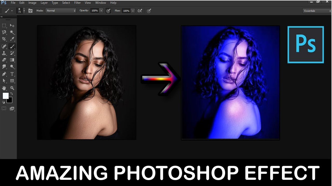 Amazing Photoshop Effect | Color Splash Effects - YouTube