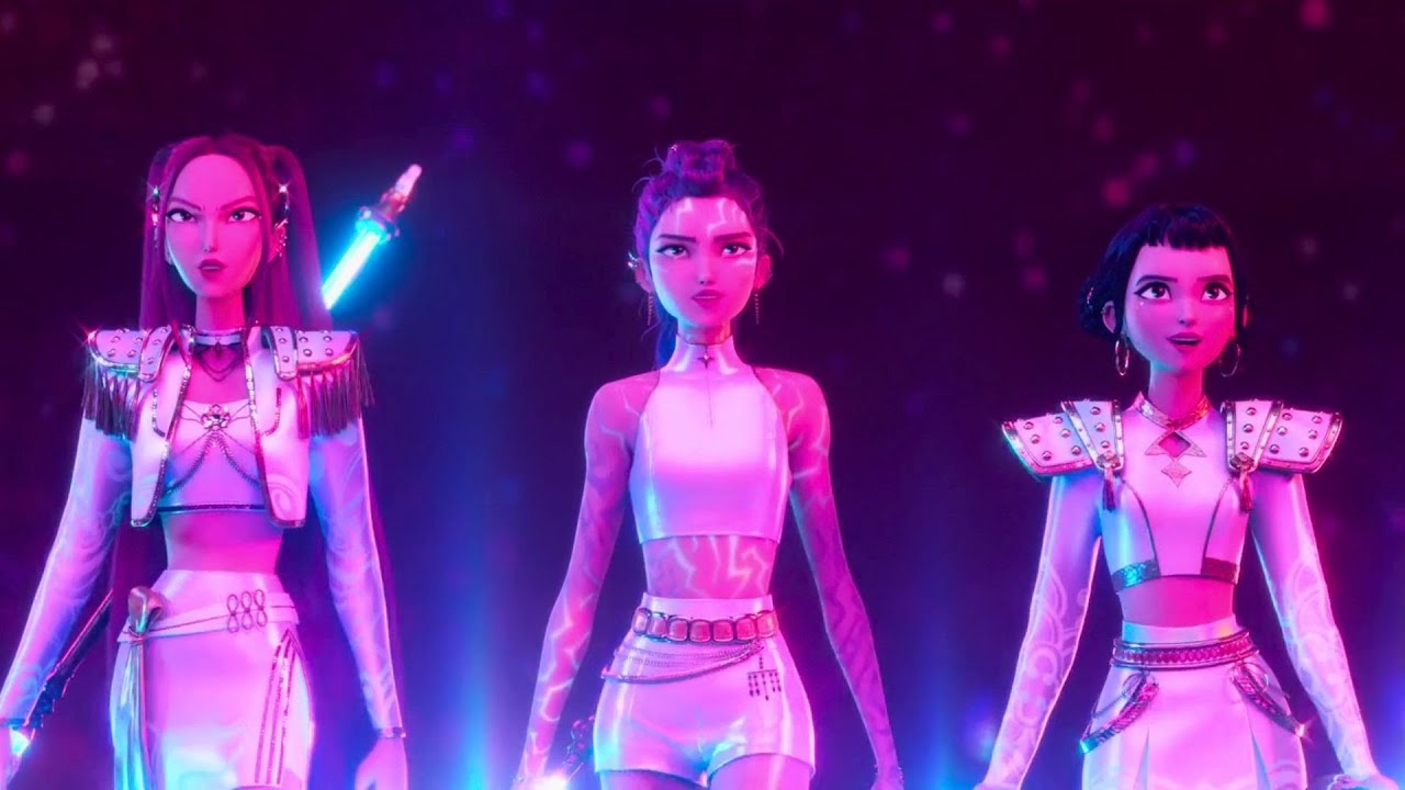 KPop Demon Hunters Introduces Huntrix to a Powerful New Trio - YouTube