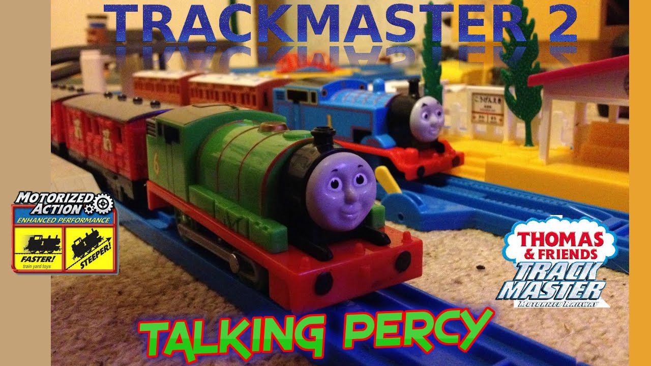 2015 Trackmaster 2 Talking Percy unboxing review and first run - YouTube