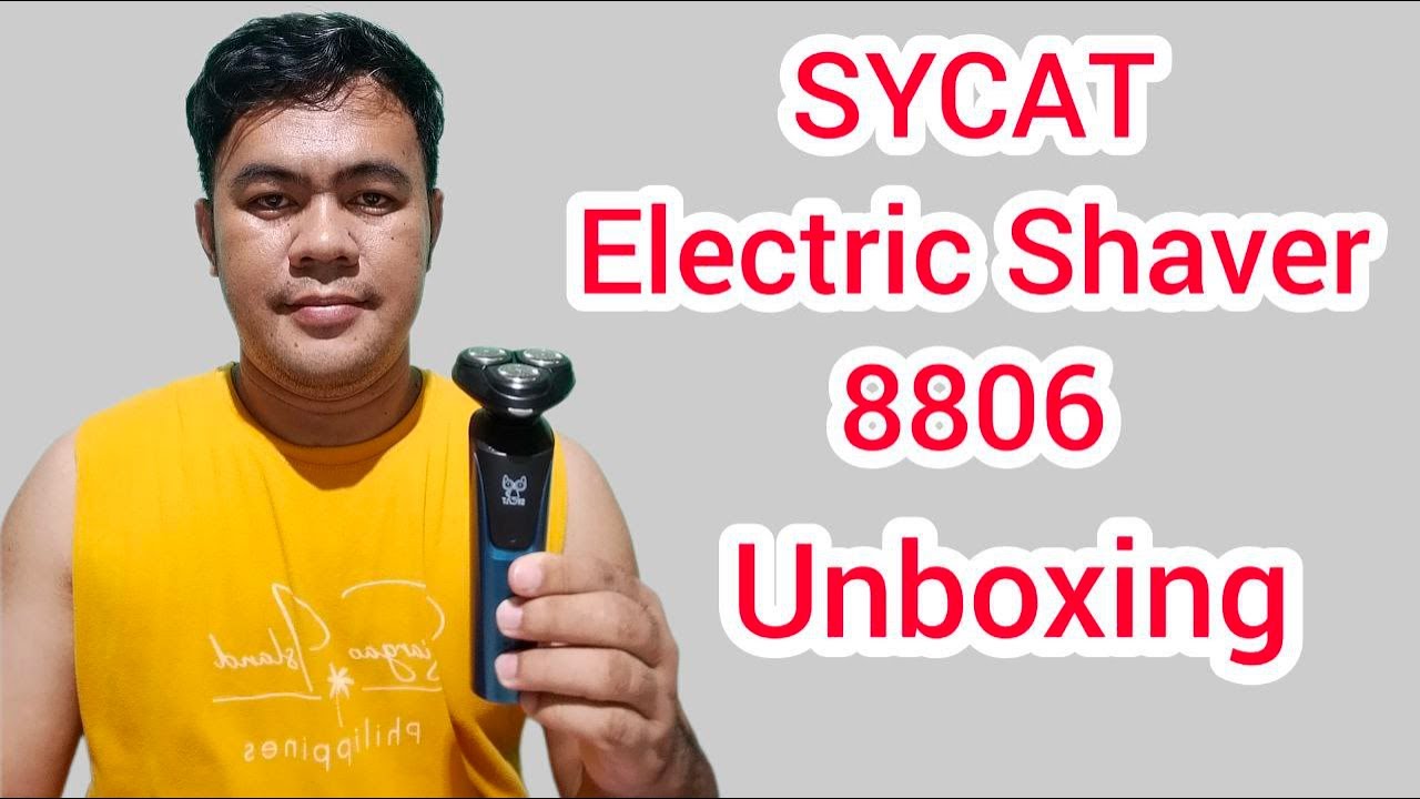 SYCAT Electric Shaver 8806 Unboxing │ CHER JUNE - YouTube