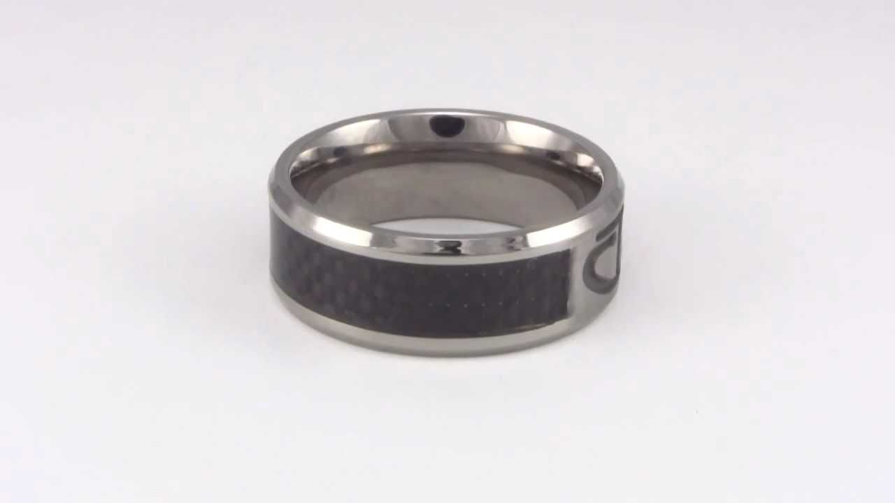LDS Titanium & Carbon Fiber CTR Ring - YouTube