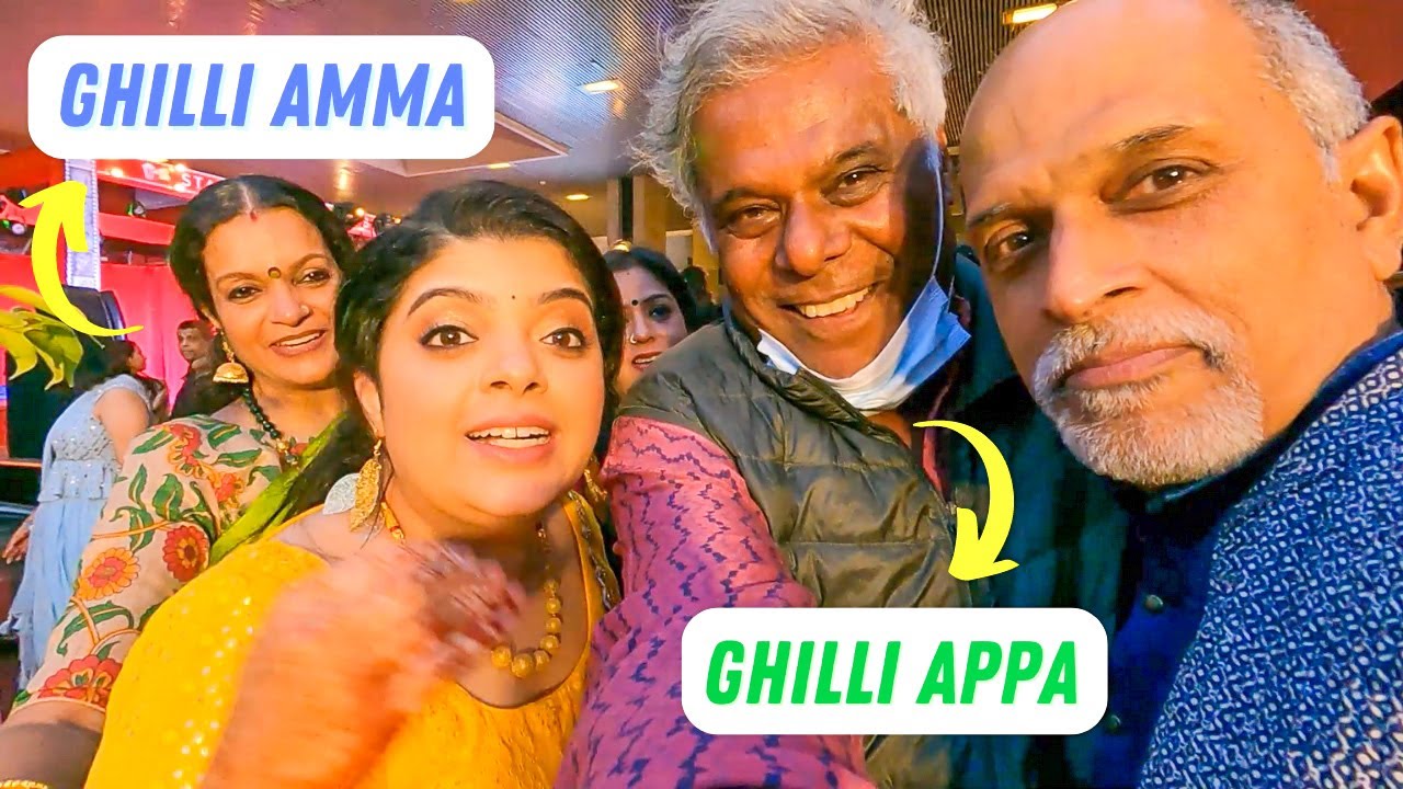 SURPRISING JANAKI SABESH AT HER DAUGHTER'S MEHENDI | GHILLI AMMA APPA ...