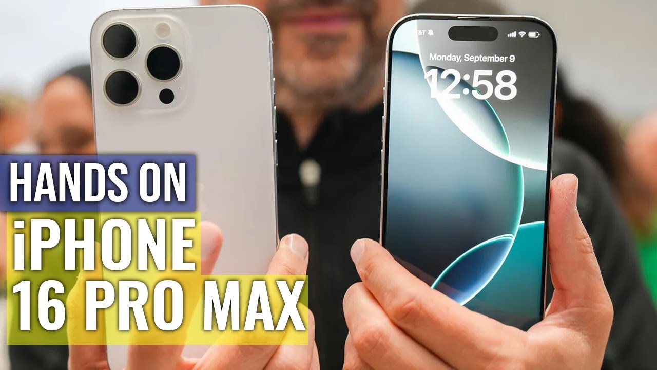 iPhone 16 Pro Max Hands on: Massive Upgrade! - YouTube