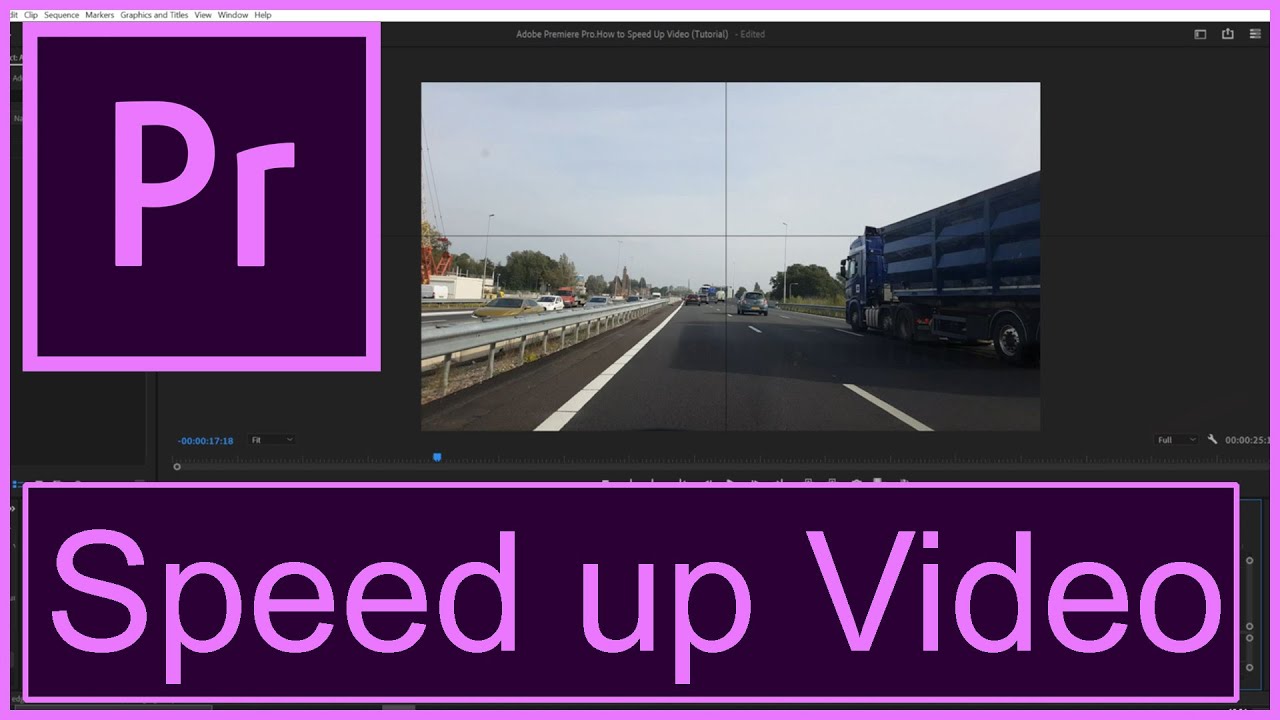 Adobe Premiere Pro How to Speed Up Video Tutorial - YouTube