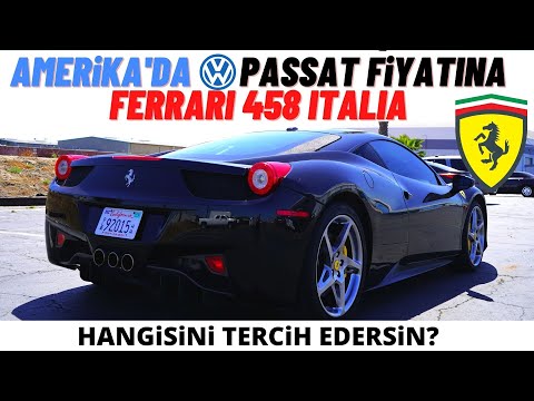 Volkswagen Passat Fiyatına Ferrari 458 italia inceleme Test Sürüşü.