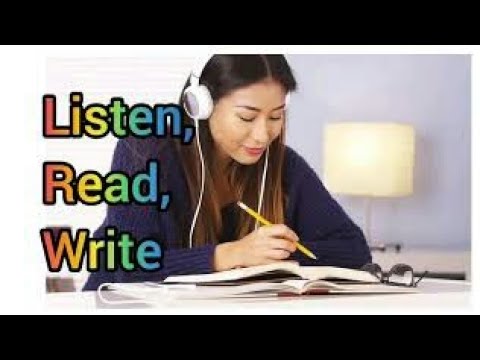Listen, Read, Write - American English Pronounciation - YouTube