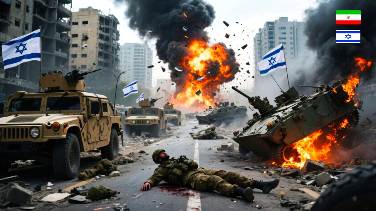 10 Minutes Ago! 500 Troop Transport Trucks in Israel Exploded Instantly ...