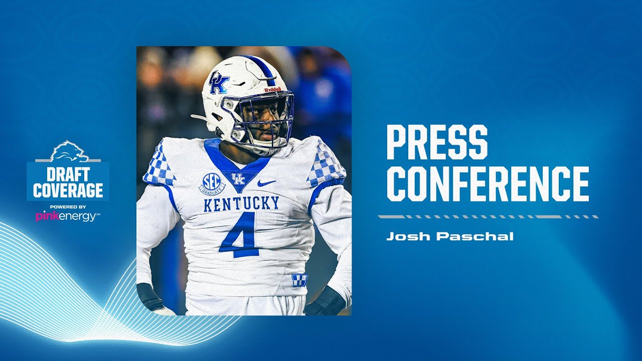 Detroit Lions Media Availability: Apr. 29, 2022 | Josh Paschal - YouTube