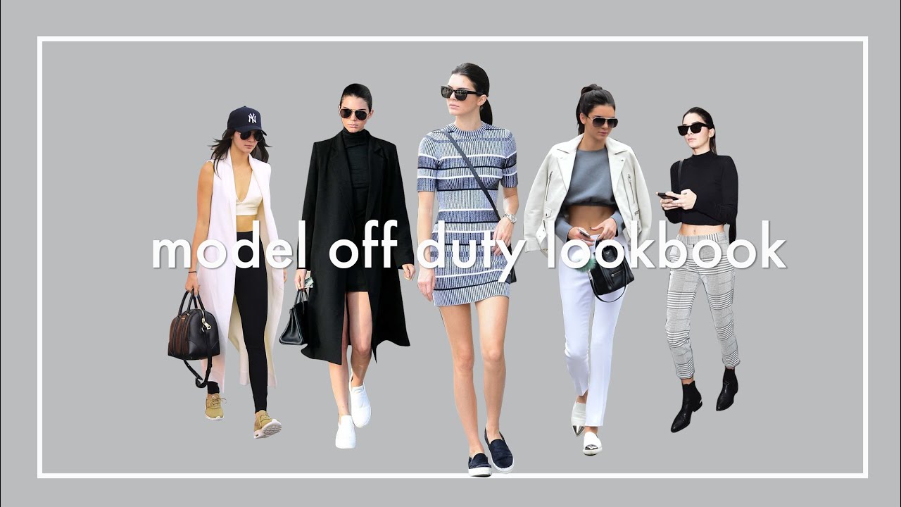 MODEL OFF DUTY LOOKBOOK INSPIRED BY KENDALL JENNER - YouTube