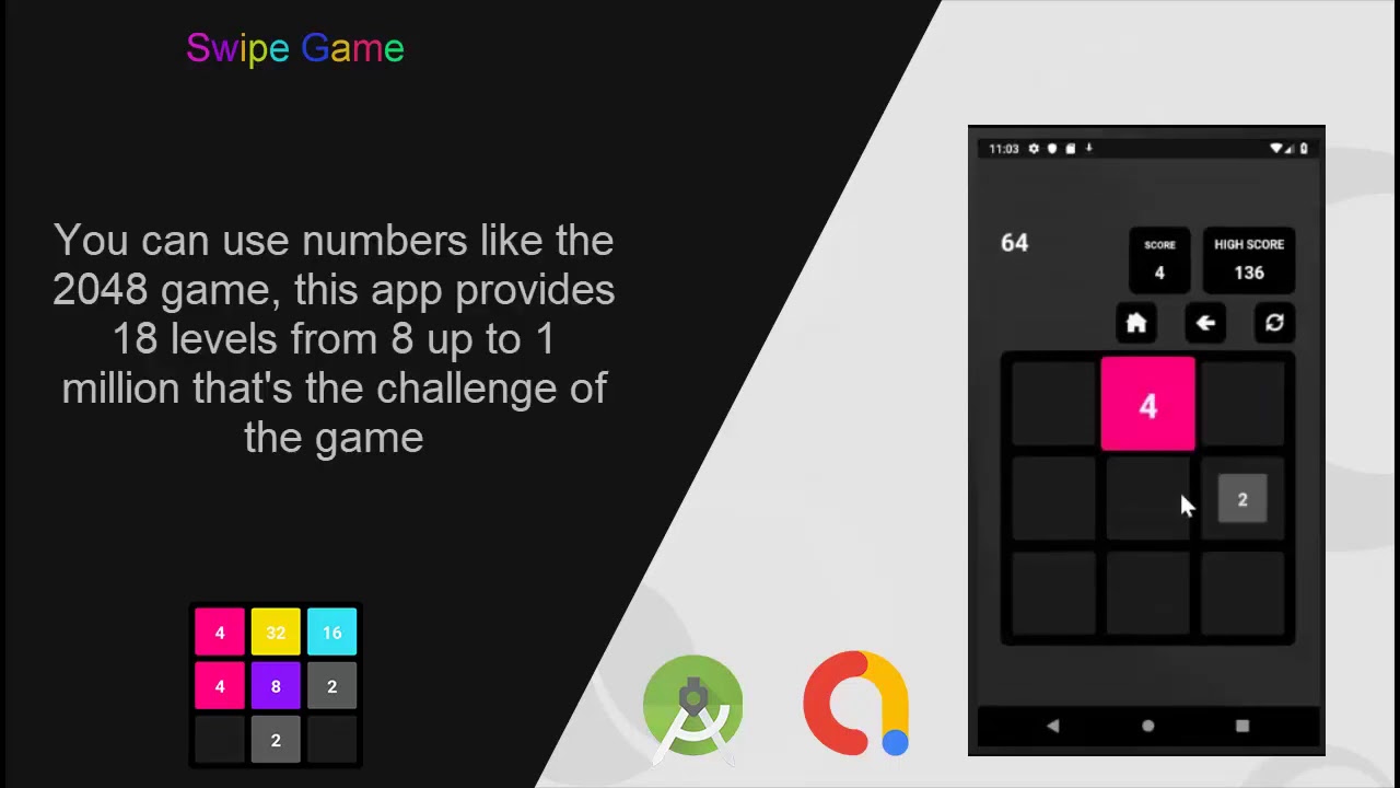 Swipe Game Pro with 18 levels - YouTube
