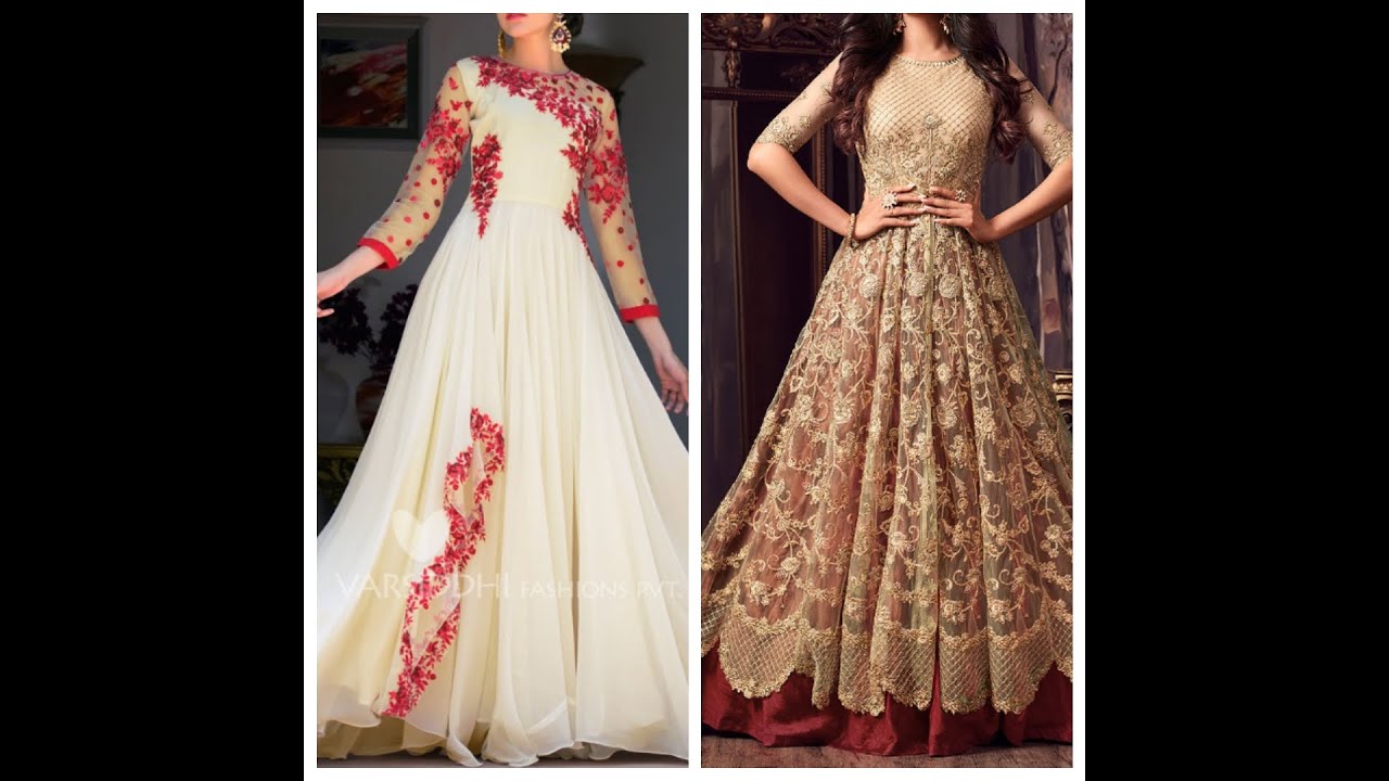 LATEST NEW LONG GOWNS DESIGNS || LONG GOWN DESIGNS FOR PARTY WEAR - YouTube