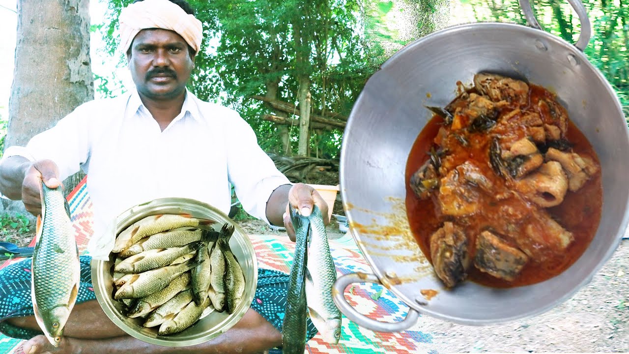 Godavari Pulasa Chapa Pulusu Making By Farmers In Village || Indian ...