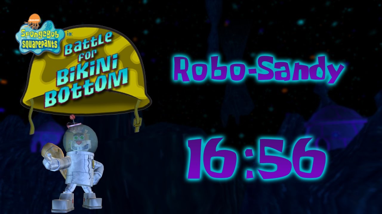 SpongeBob SquarePants: Battle for Bikini Bottom - Robo-Sandy Speedrun ...