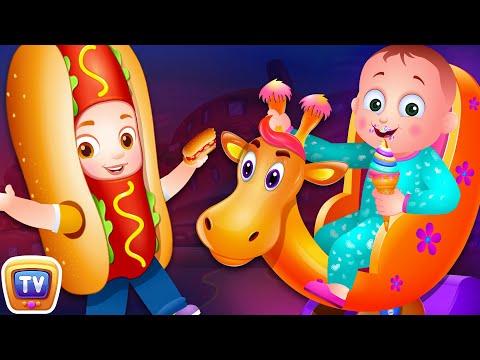 Food Alphabet ABC Phonics Song - A For Apple Pie - ChuChu TV Toddler Learning Videos