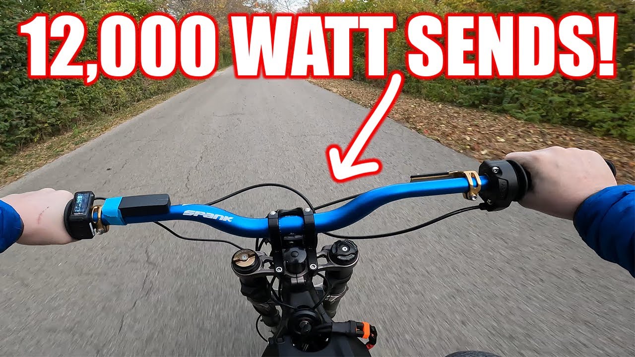 Wide Open Throttle On My 12,000 Watt 72v Sur Ron! - YouTube