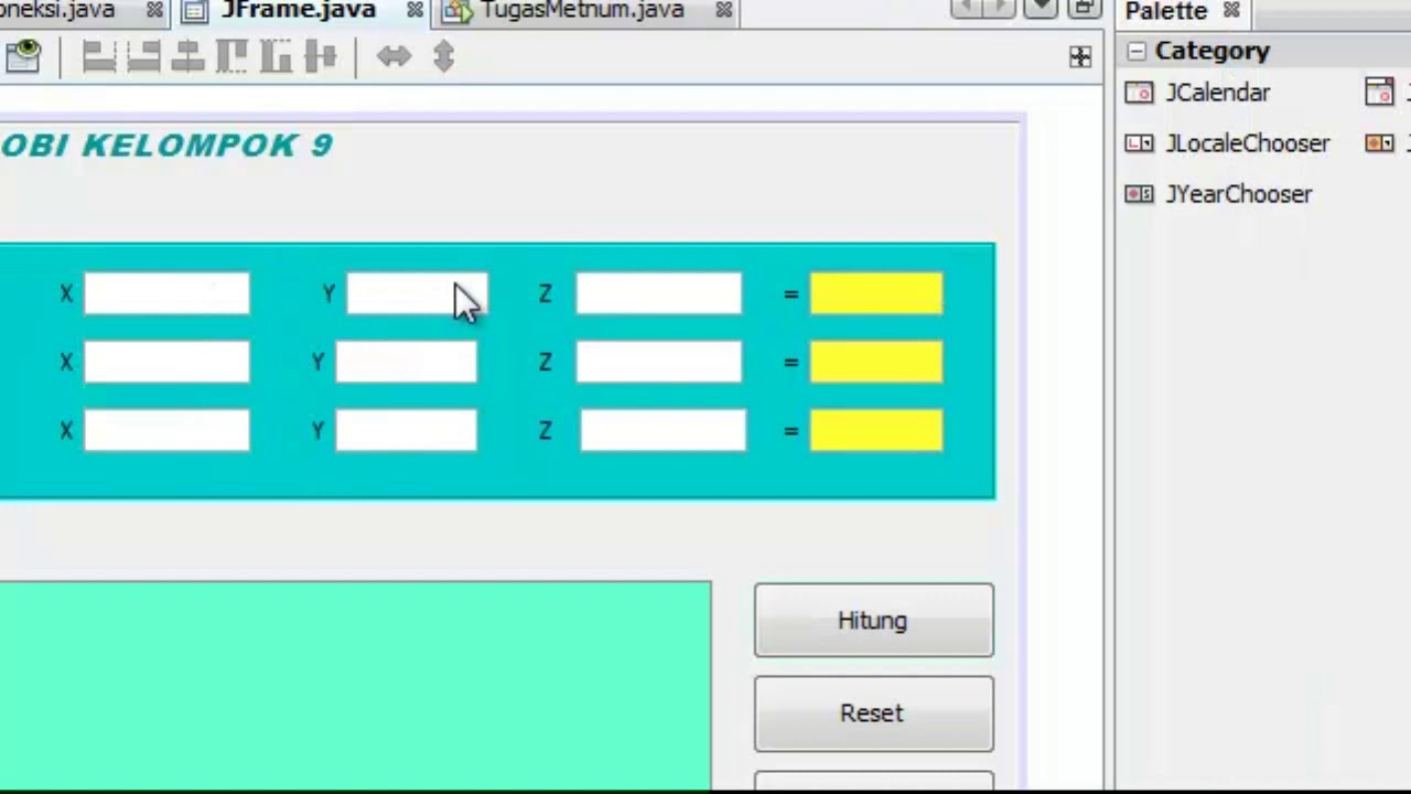 Iterasi Jacobi menggunakan Java kelompok9 (metode Numerik) - YouTube