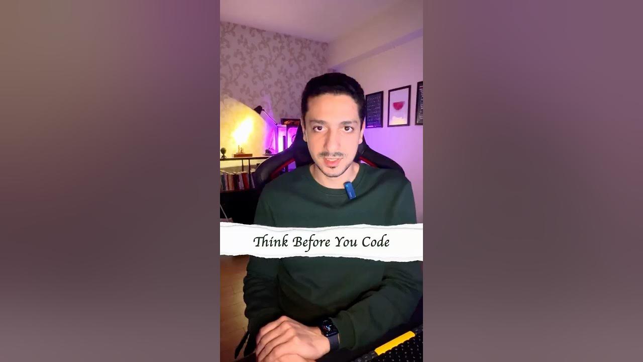 Think Before You Code #codingtips #thepragmaticprogrammer - YouTube