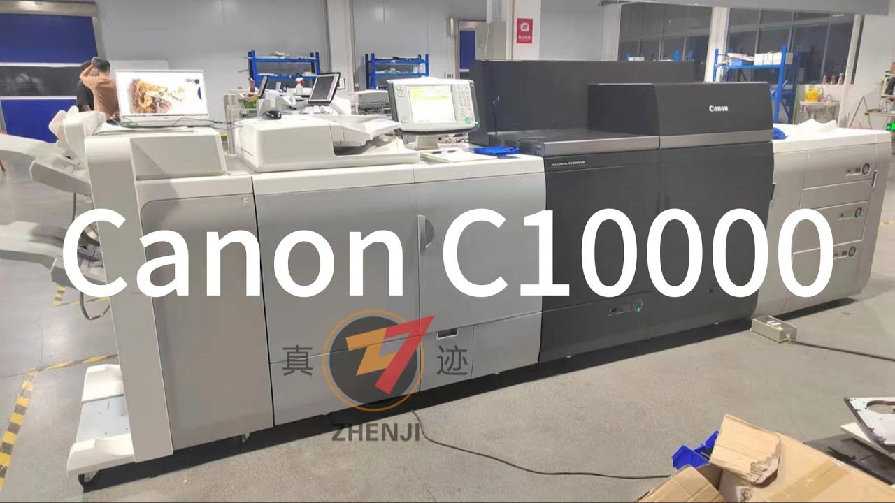 #canon Canon C10000 Copier Digital Color Press Demo Video - YouTube