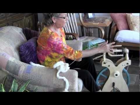 From Start To Finish: Cotton Spinning On A Wheel - YouTube