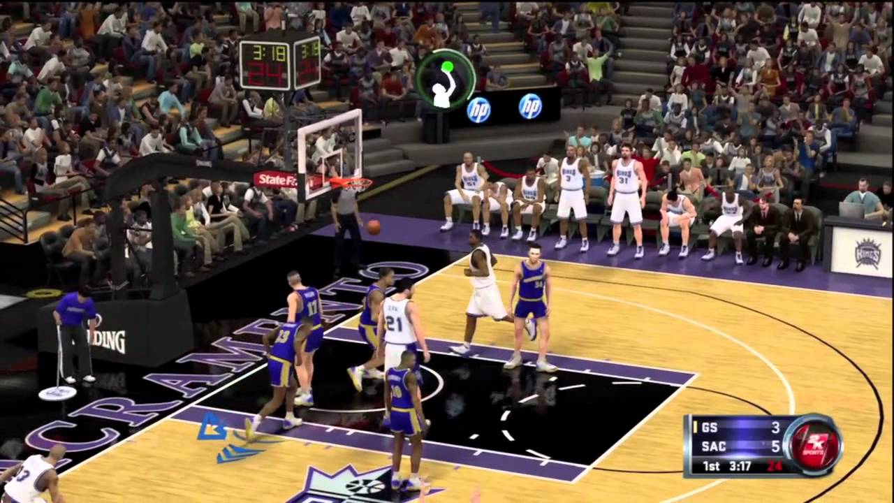 NBA 2k12 Gameplay Commentary: Chris Webber's 2002 Kings vs 1990 Golden ...