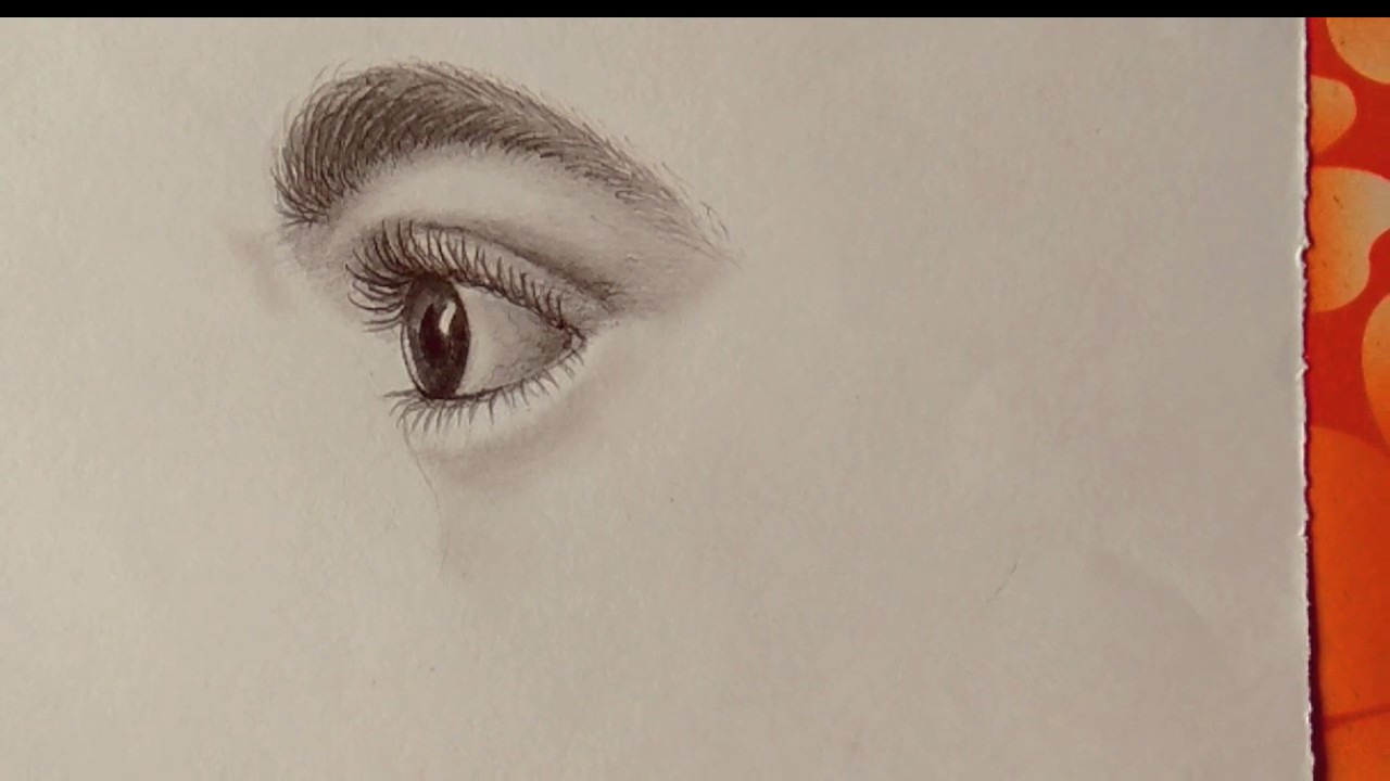 मेगननि सावगारि माबोरै आखिनो//Eye drawing simple steps//Jsn Art - YouTube