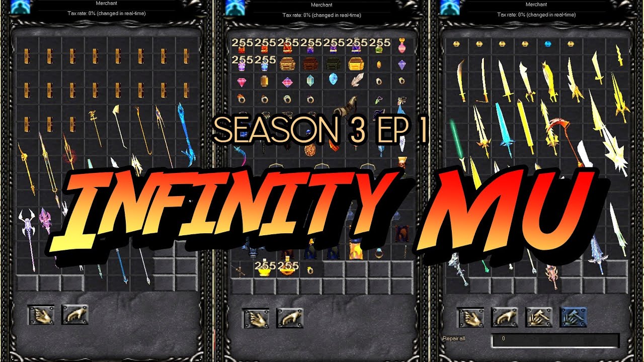 Infinity MU Season 3 Ep 1 ( Fast Server ) | Mu Online Review - YouTube