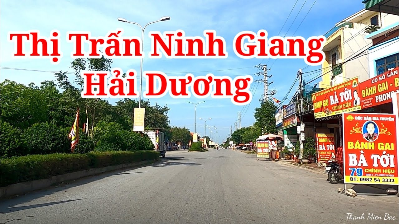 Thị Trấn Ninh Giang / Ninh Giang Hải Dương - YouTube
