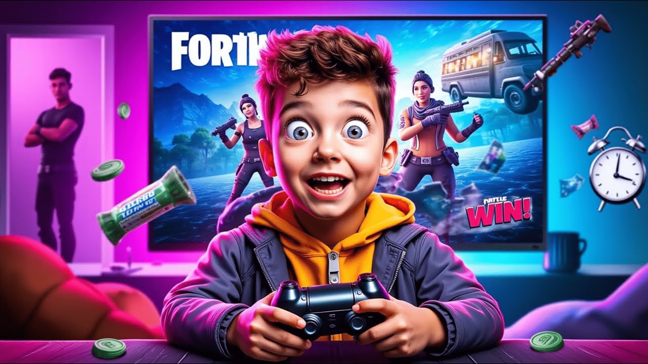 Meet Gabriel and watch his first steps into the Fortnite World 🎮 - YouTube