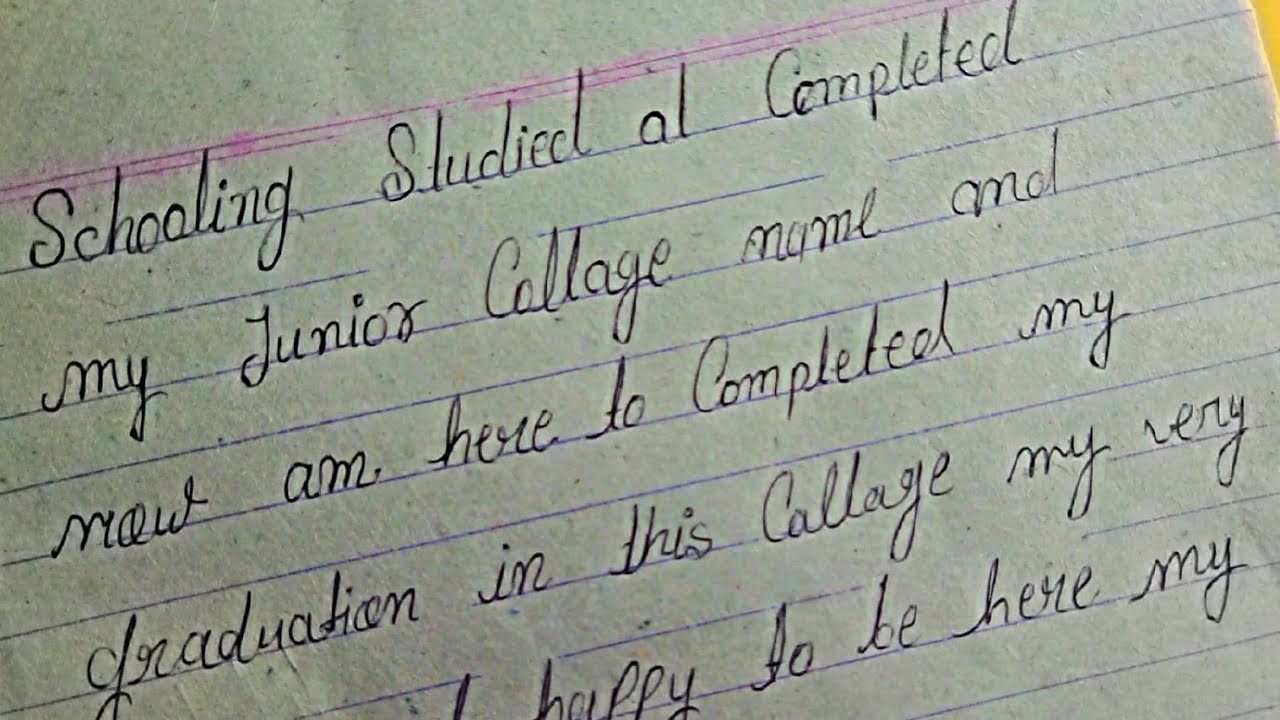 English mein handwriting kaise sudharen | English writing practice | # ...