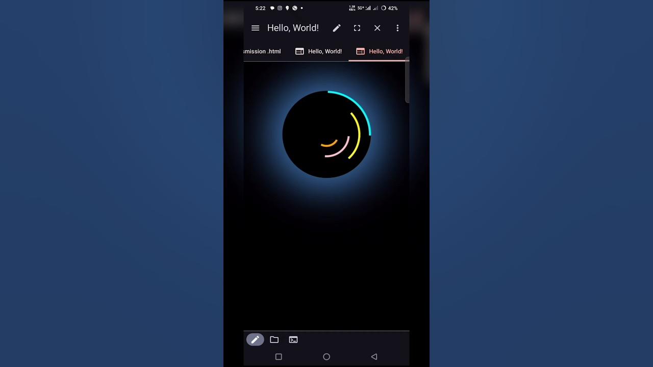 Html Css Glowing Ring | Html Css project #shorts #youtubeshorts #html #short #css #javascript ...