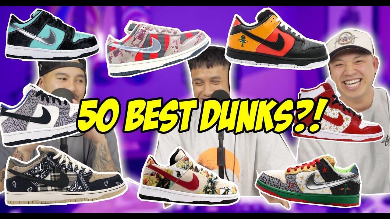 THE 50 MOST INFLUENTIAL DUNK SB'S OF ALL TIME! (YOU WON'T BELIEVE #1 ...