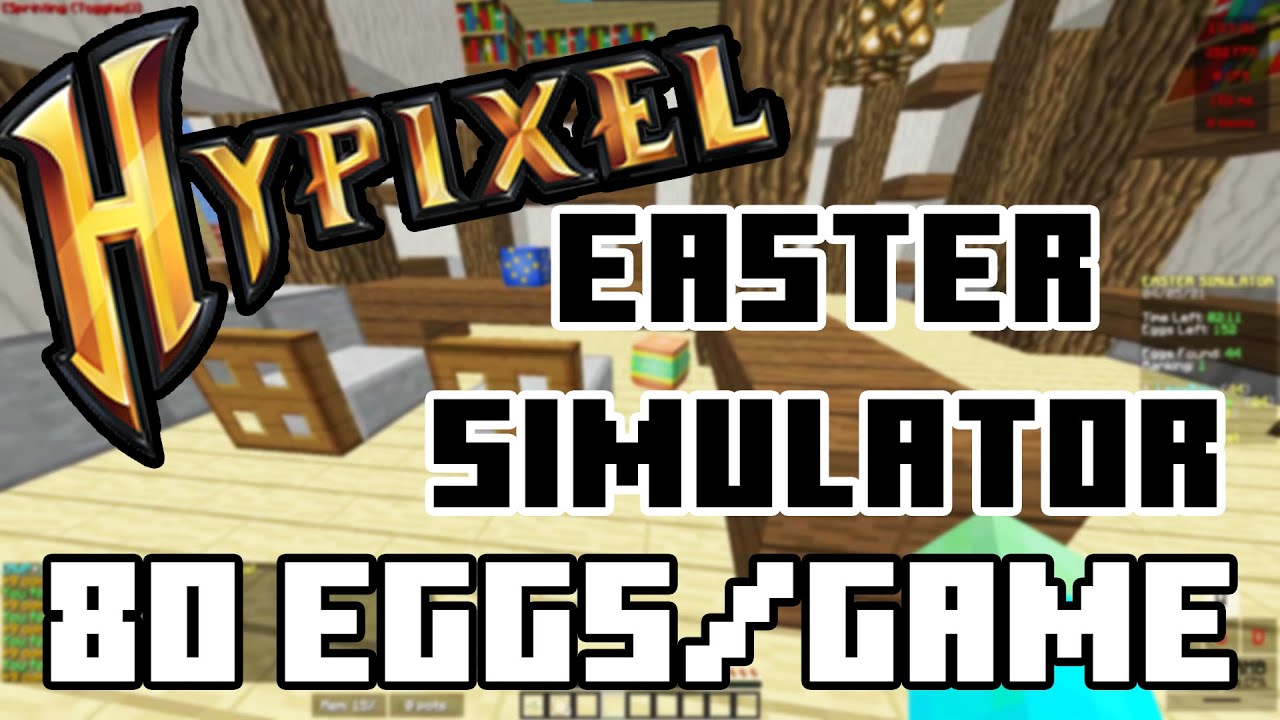 How To Find 80 Eggs Game Hypixel Easter Simulator 2021 YouTube