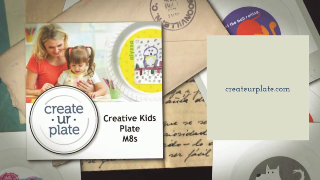 Create UR Plate Creative Kids Plate M8s - YouTube