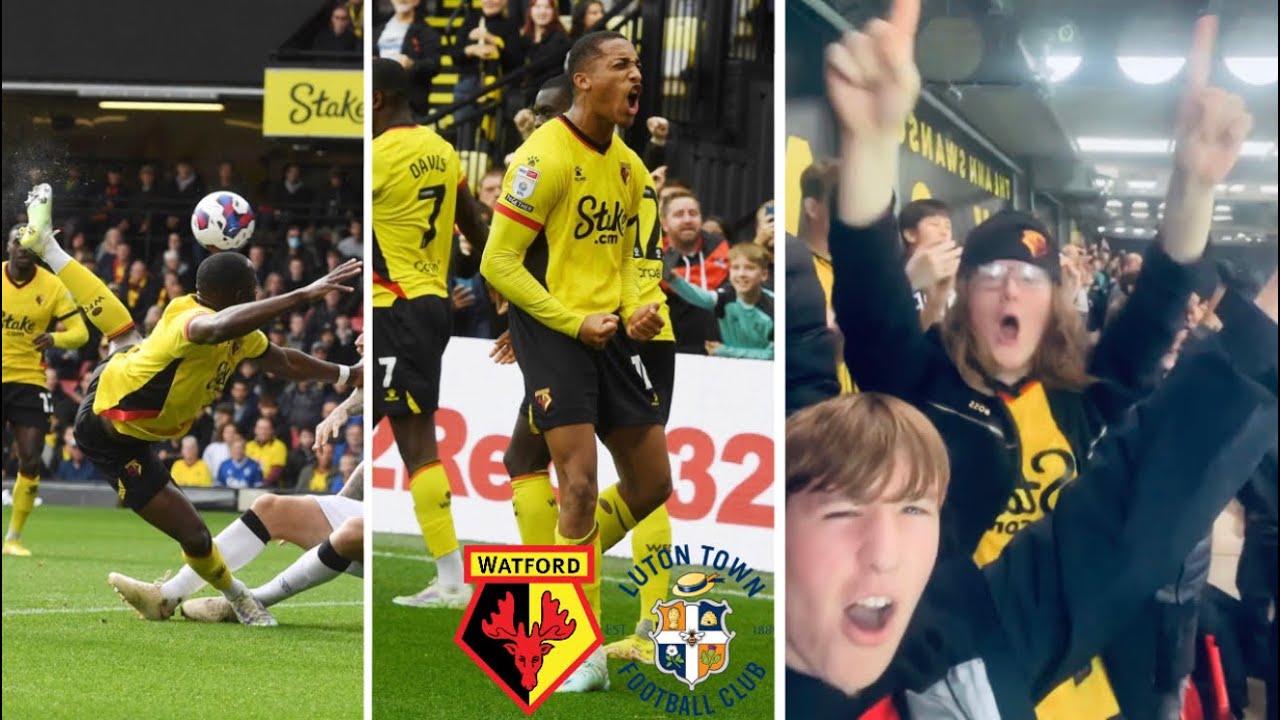 Watford put four past rivals, Luton in a heated Derby - Watford vs ...