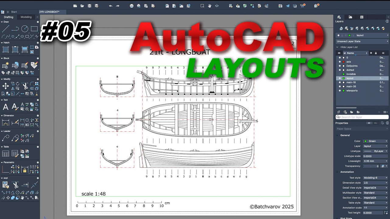 #05 - AutoCAD - LAYOUTS - YouTube