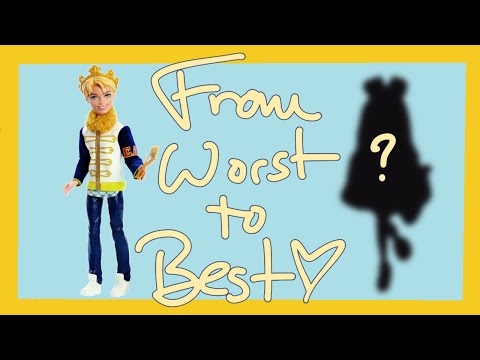 Worst to Best: Ranking Ever After High Signature Dolls!