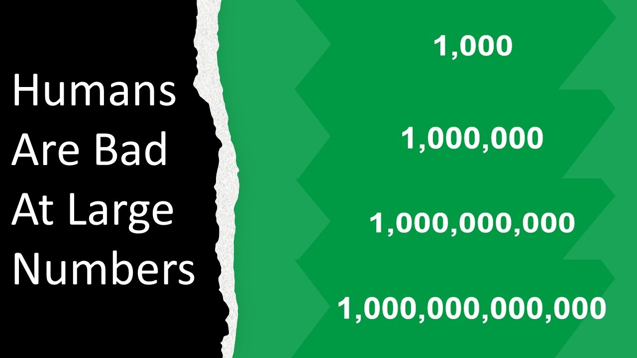 Humans Are Bad At Large Numbers | Fun With STEM - YouTube