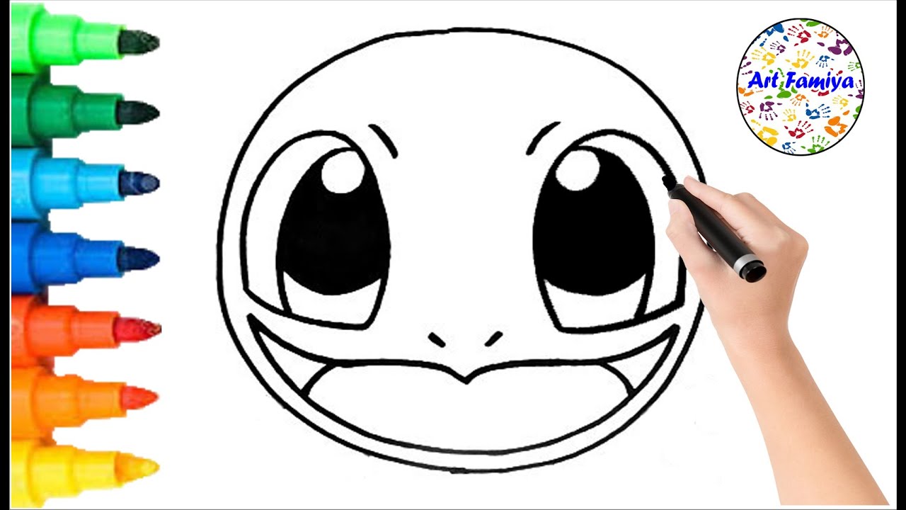 Pokemon Head Drawings