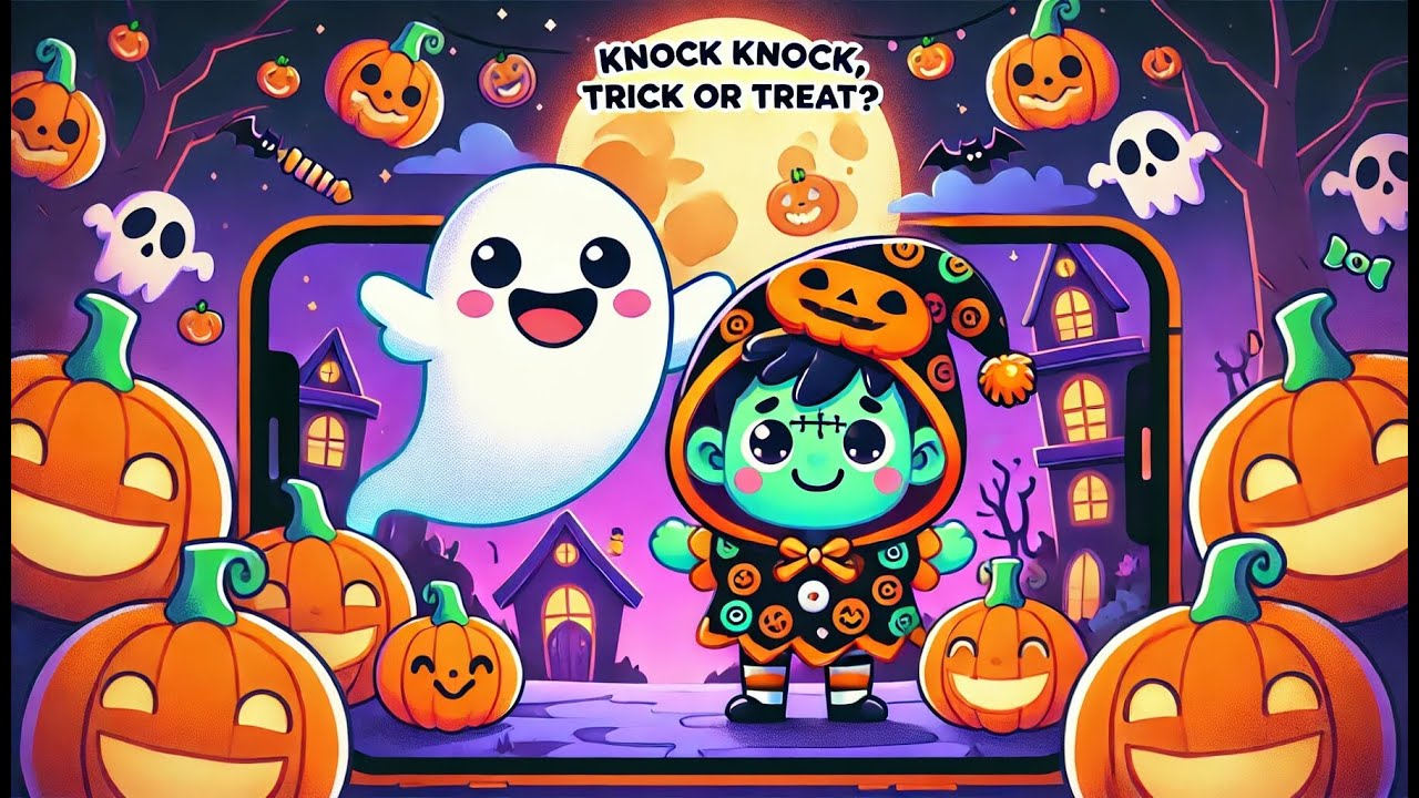 Knock Knock, Trick Or Treat? | Halloween Song for Kids & Nursery Rhymes ...