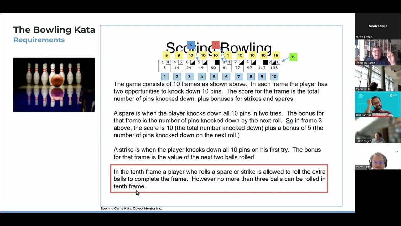 Three Bowling Kata Design Reviews - YouTube