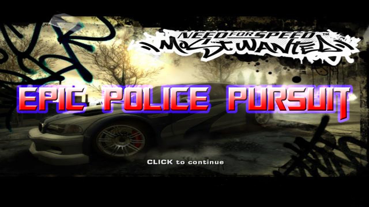 Need For Speed: Most Wanted Epic Pursuit - YouTube