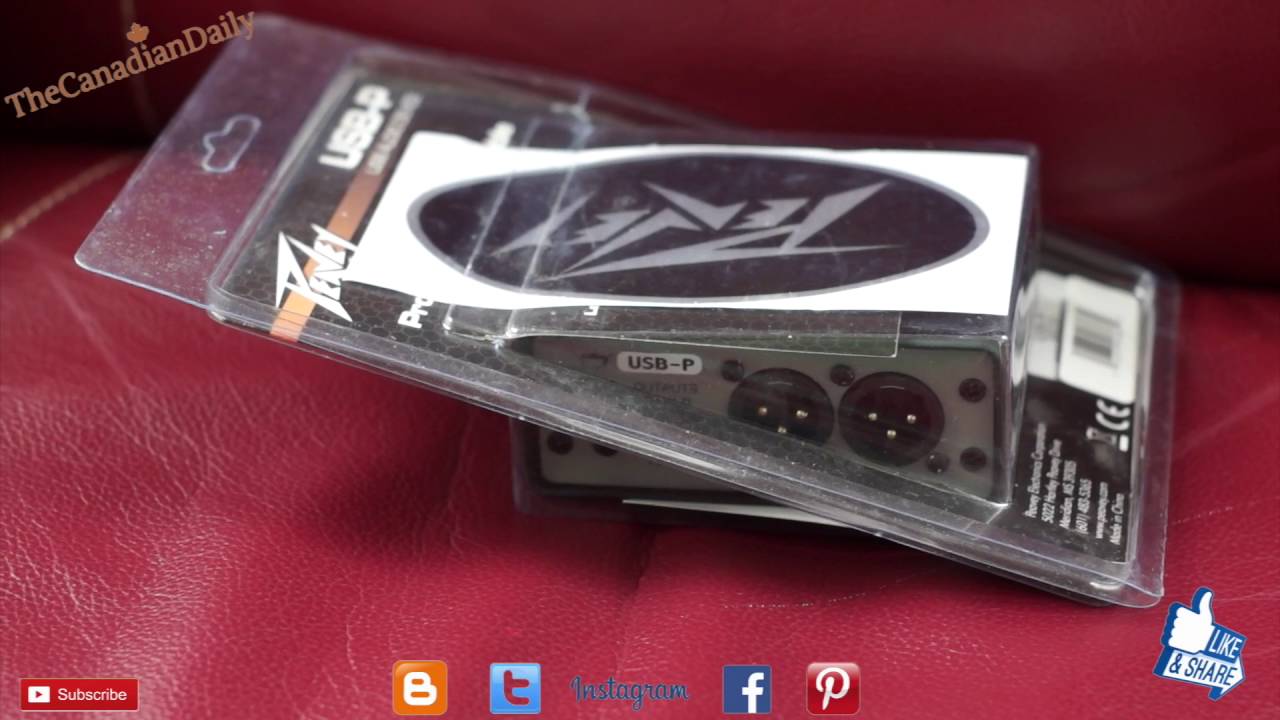 Peavey USB-P Audio Device Review - YouTube