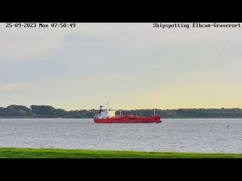 CHRISTIAN ESSBERGER von Rotterdam to Stade am 25.09.2023 IMO: 9212498 ...