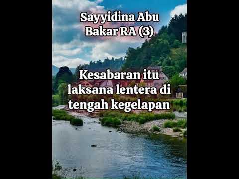 Nasihat Sayyidina Abu Bakar RA (3) - YouTube