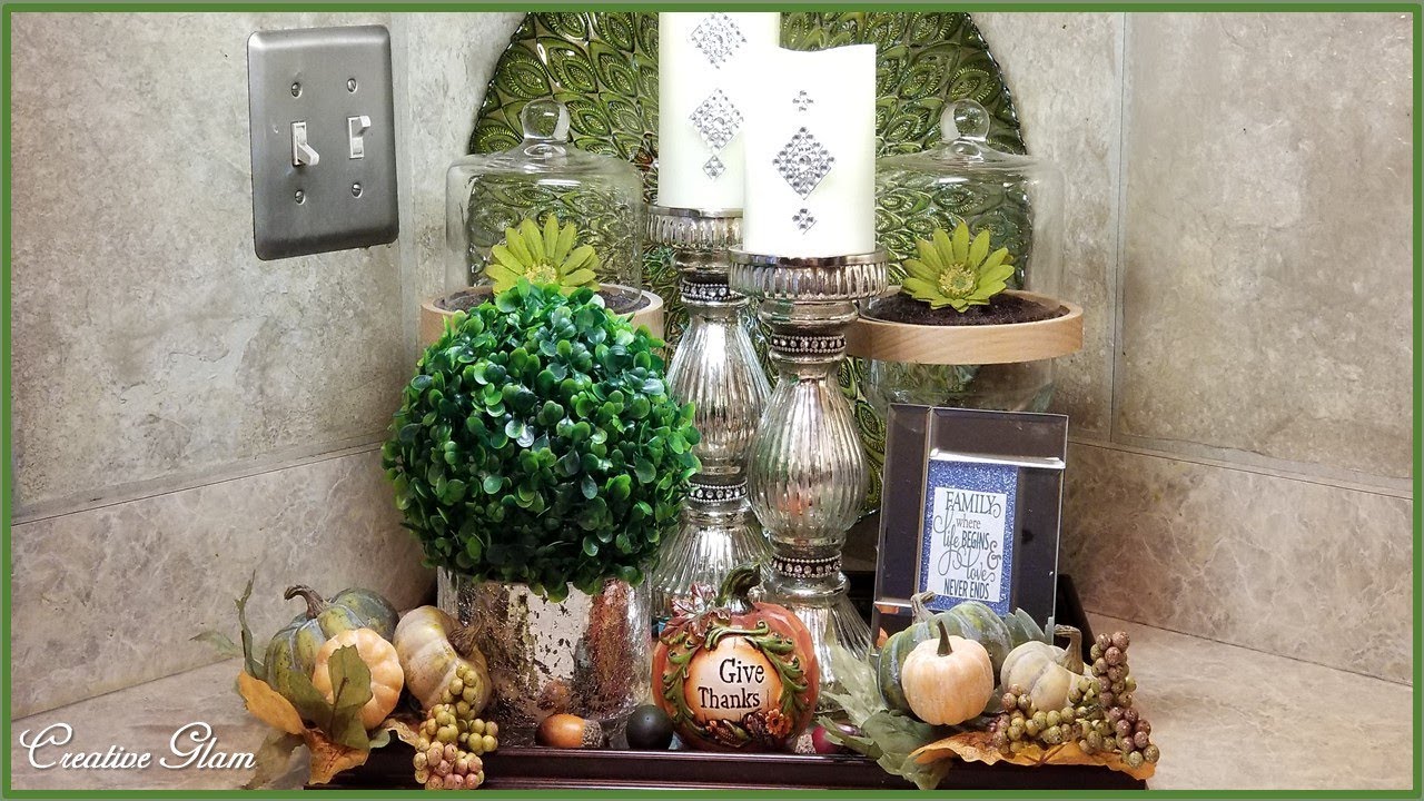 Kitchen Countertop Vignette - YouTube
