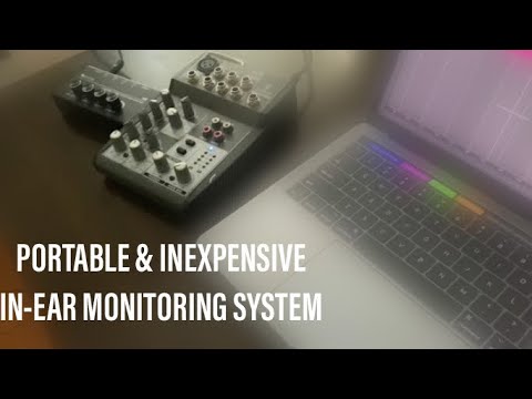 PORTABLE & INEXPENSIVE IN-EAR MONITORING SYSTEM + ABLETON ROUTING - YouTube